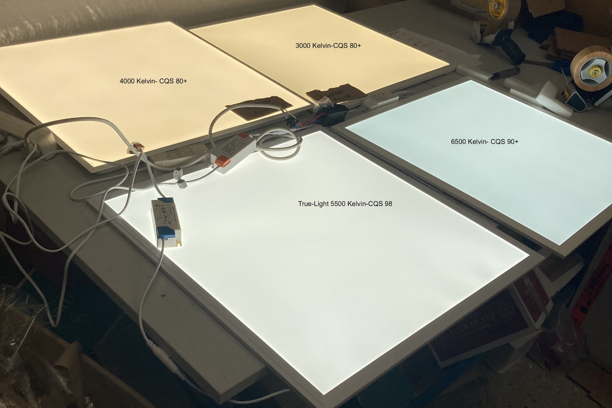 True-Light LED panel 120x30cm